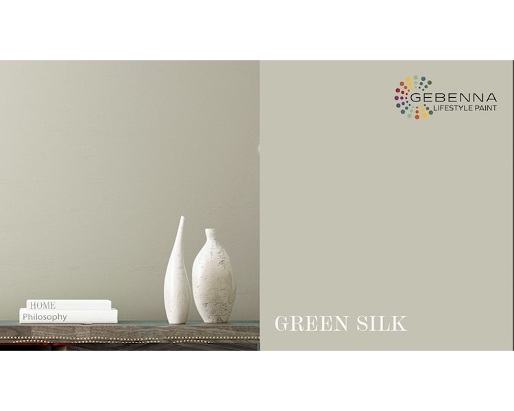 Gebenna Veggmaling: Green Silk 2,7 liter for 469,00 NOK | no. 4469p09 ...