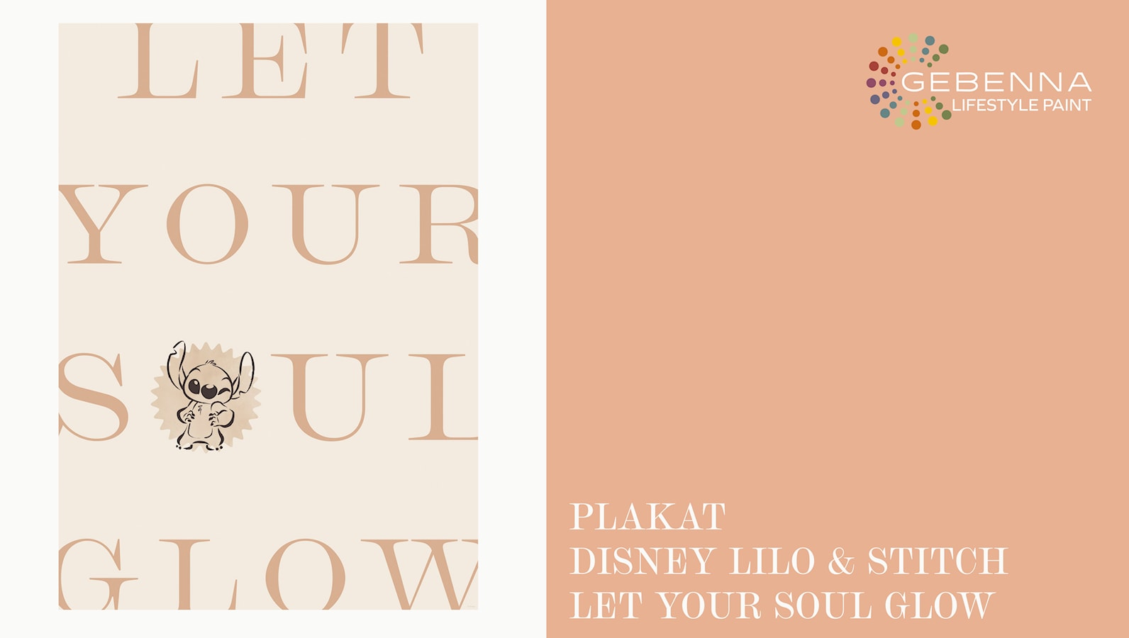 Wall Art Disney Lilo and Stitch Soul Glow 30x40 cm for 269,00 SEK | no ...